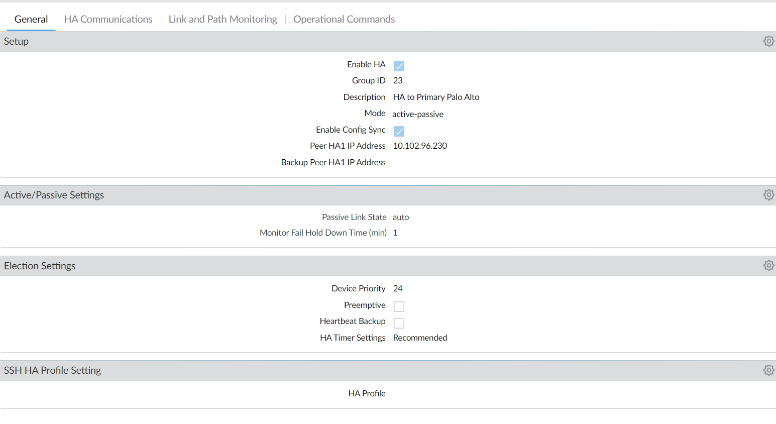 Solved: LIVEcommunity - PA-445 HA Active-Passive , Primary FW shows as Non-functional (Link down ...